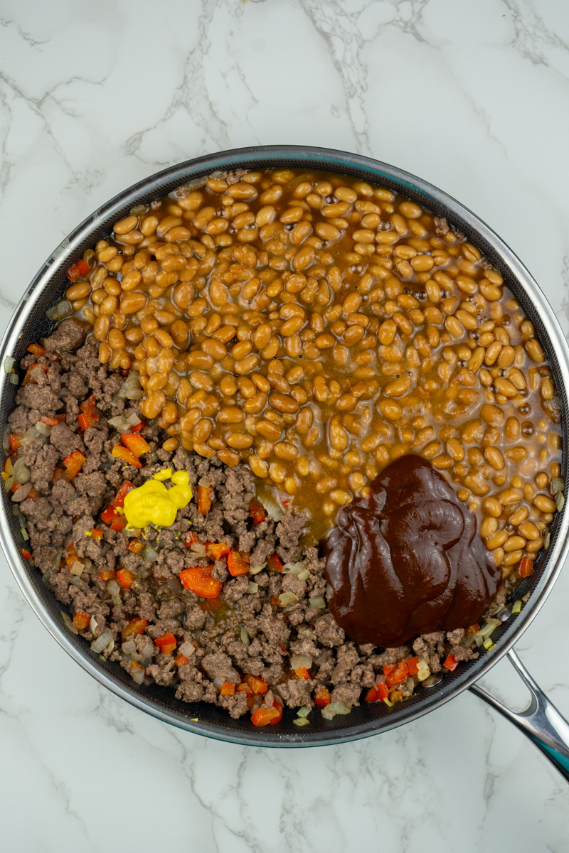Cowboy Baked Beans with Ground Beef