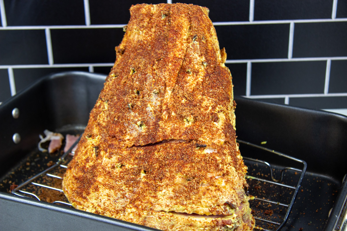Cooking Spiral Ham (Maple Bourbon Glaze)