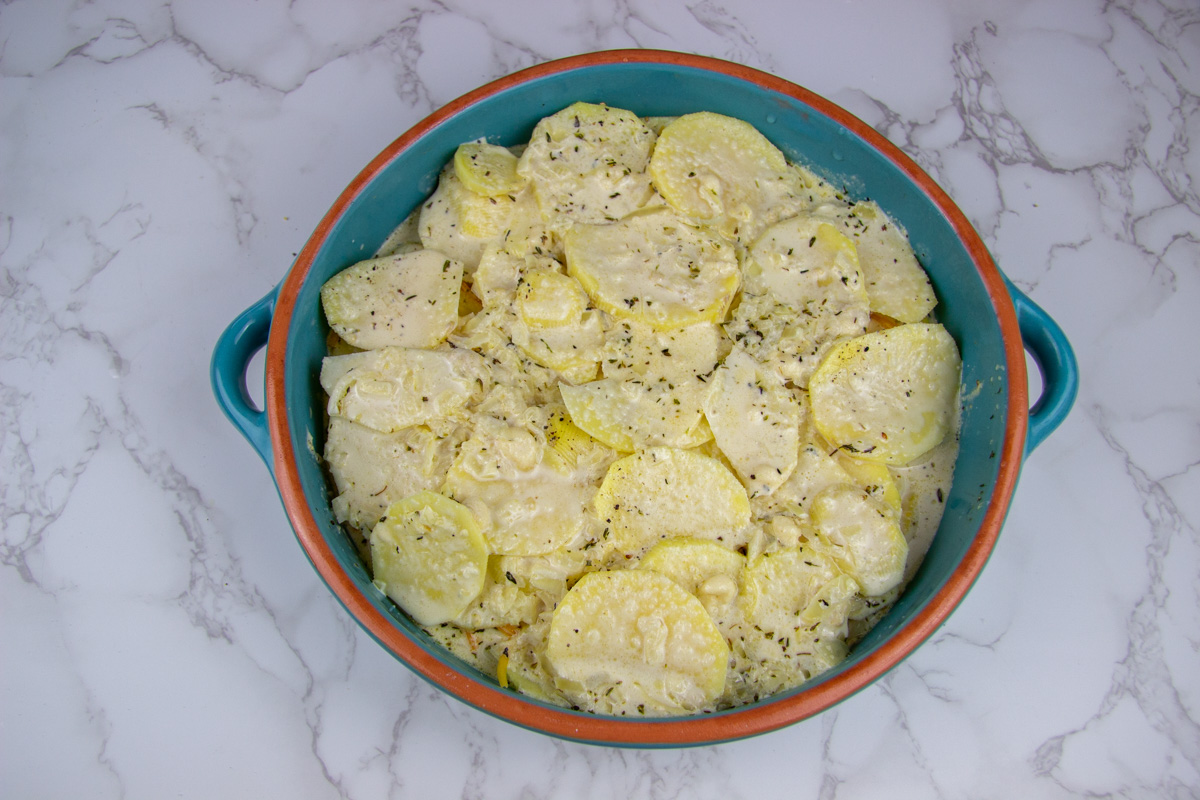 Gluten Free Scalloped Potatoes (Lightened Up)