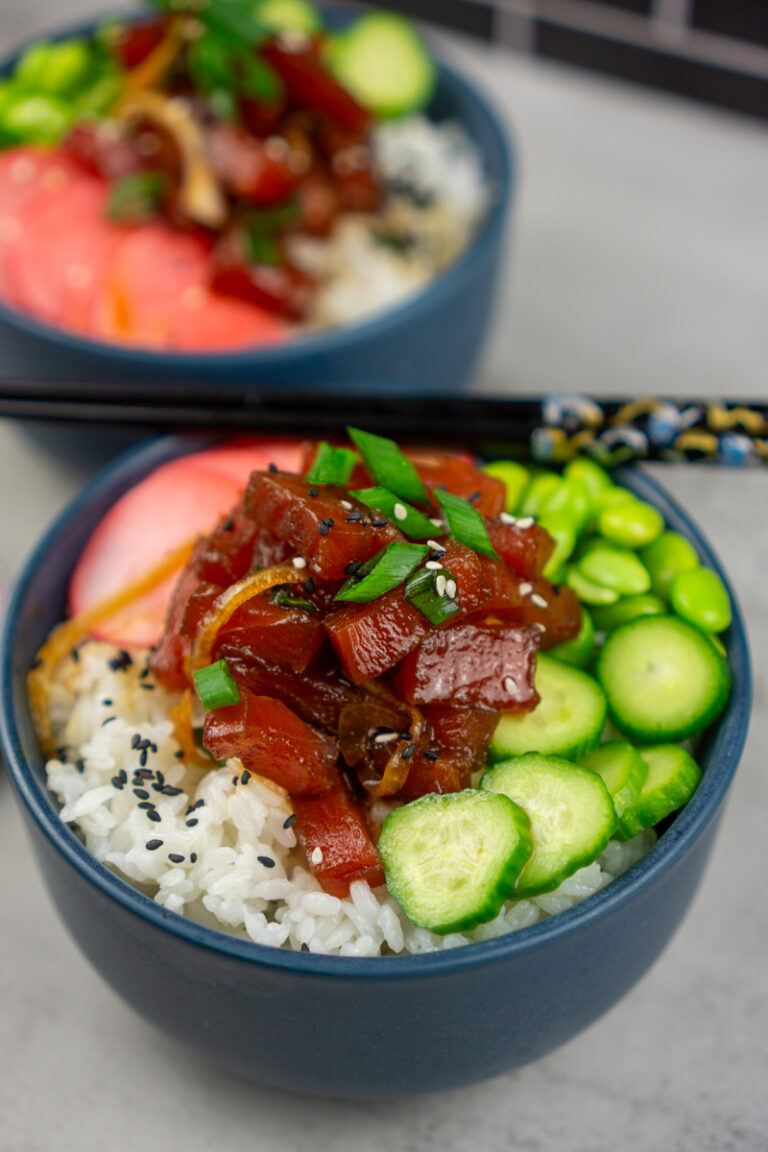 Hawaiian Poke Bowl with Ahi Tuna