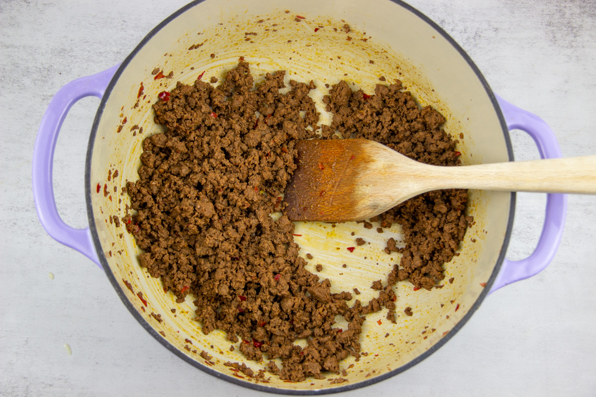 Spicy Beef Noodle Soup (Ground Beef)