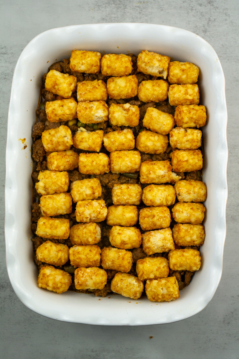 Healthier Tater Tot Shepherd's Pie