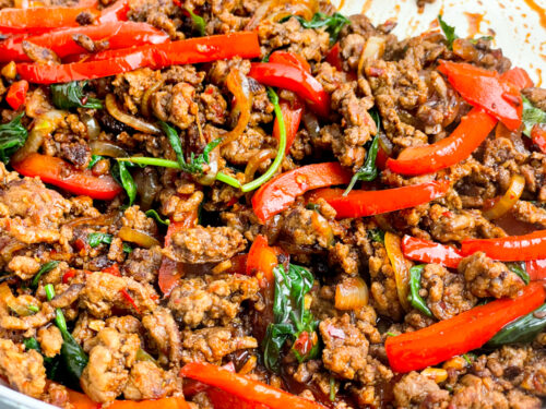 Thai Basil Ground Beef - Easy Macro Meals